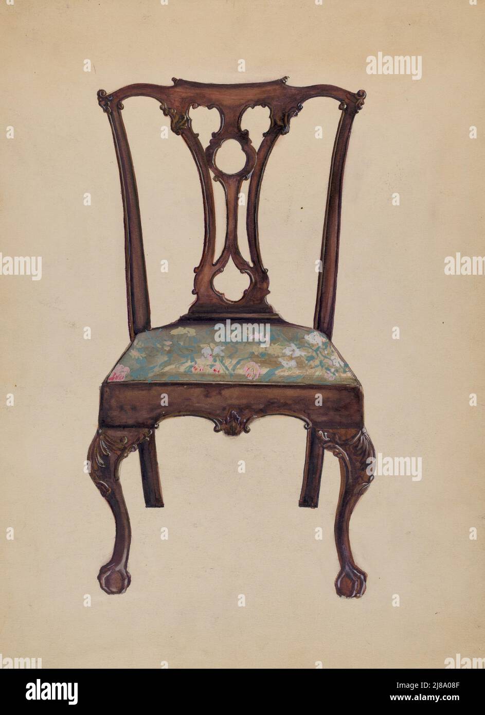 Chippendale chair hi-res stock photography and images - Alamy