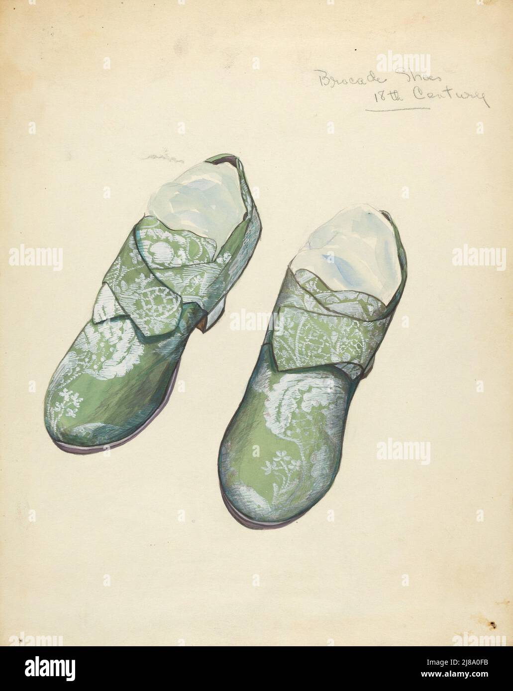 Brocade Shoes, c. 1940 Stock Photo - Alamy