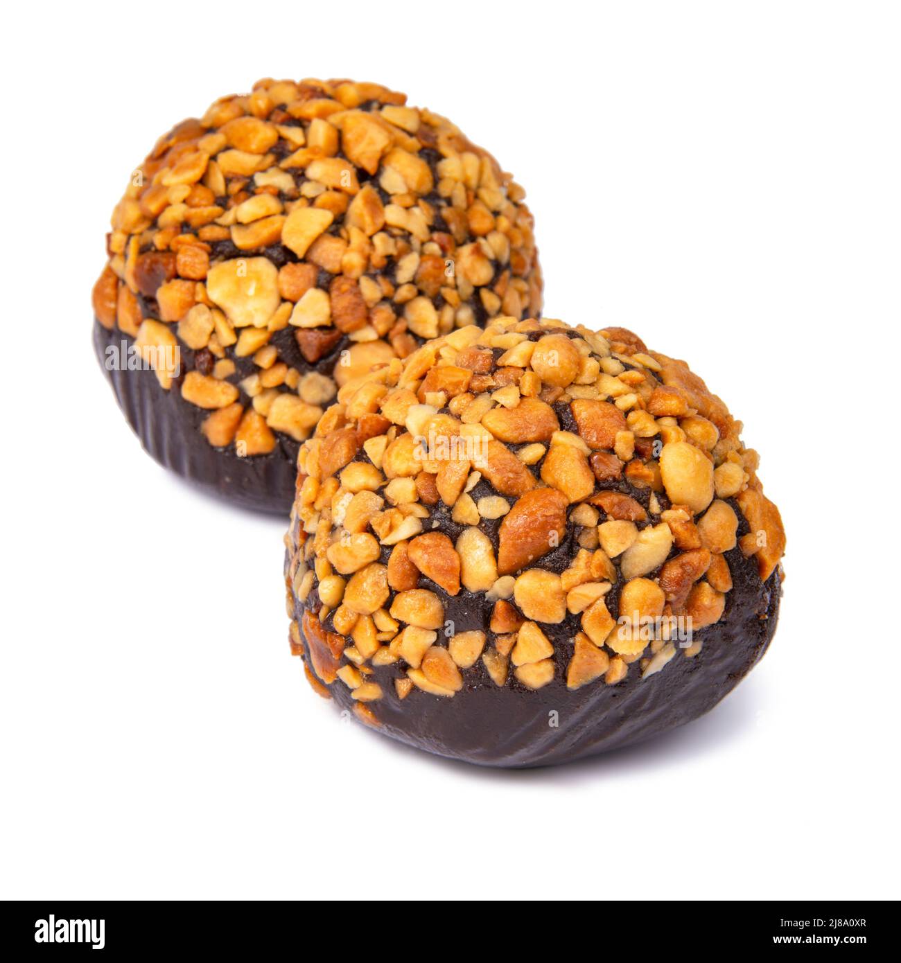 Milk chocolate coated biscuit balls hi-res stock photography and images ...