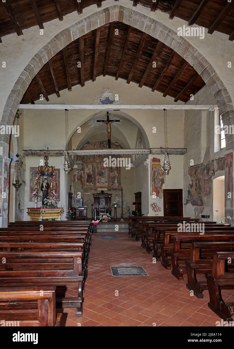 Cornello Tasso (Bg) ,italia,chiesa dei SS. Cornello,Cipriano e Antonio ...
