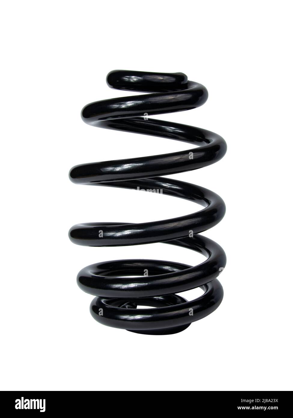 car automotive spring isolated on the white background Stock Photo - Alamy