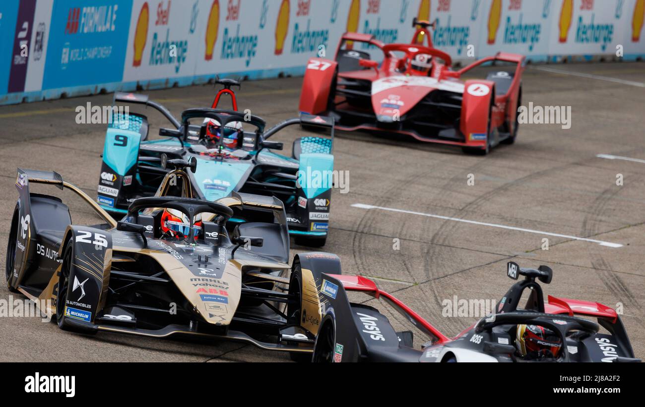 25 VERGNE Jean-Eric (fra), DS Techeetah, DS E-Tense FE21, action during the 2022 Berlin ePrix ...