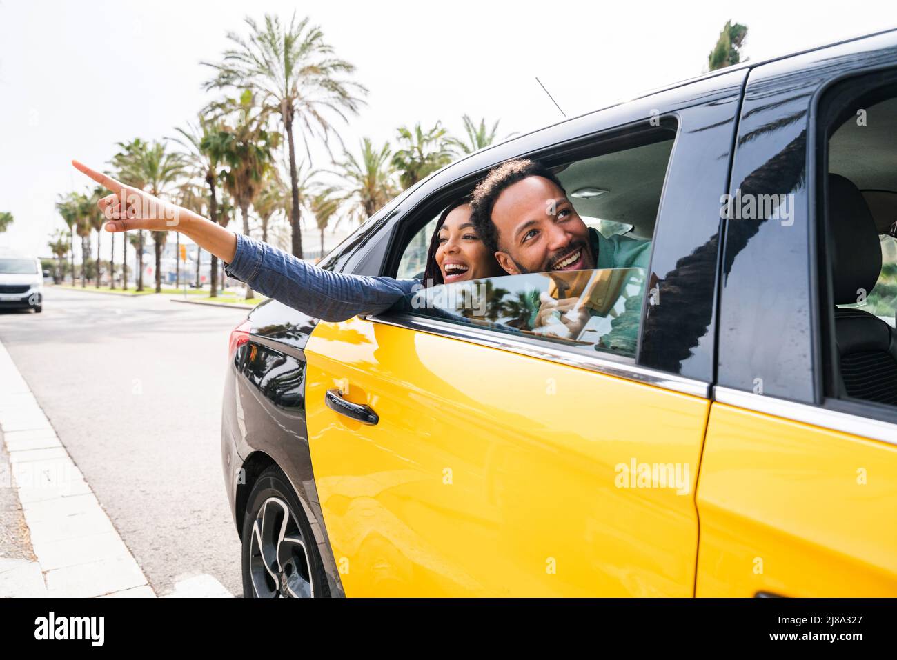 Taxi cab in los angeles hi-res stock photography and images - Alamy