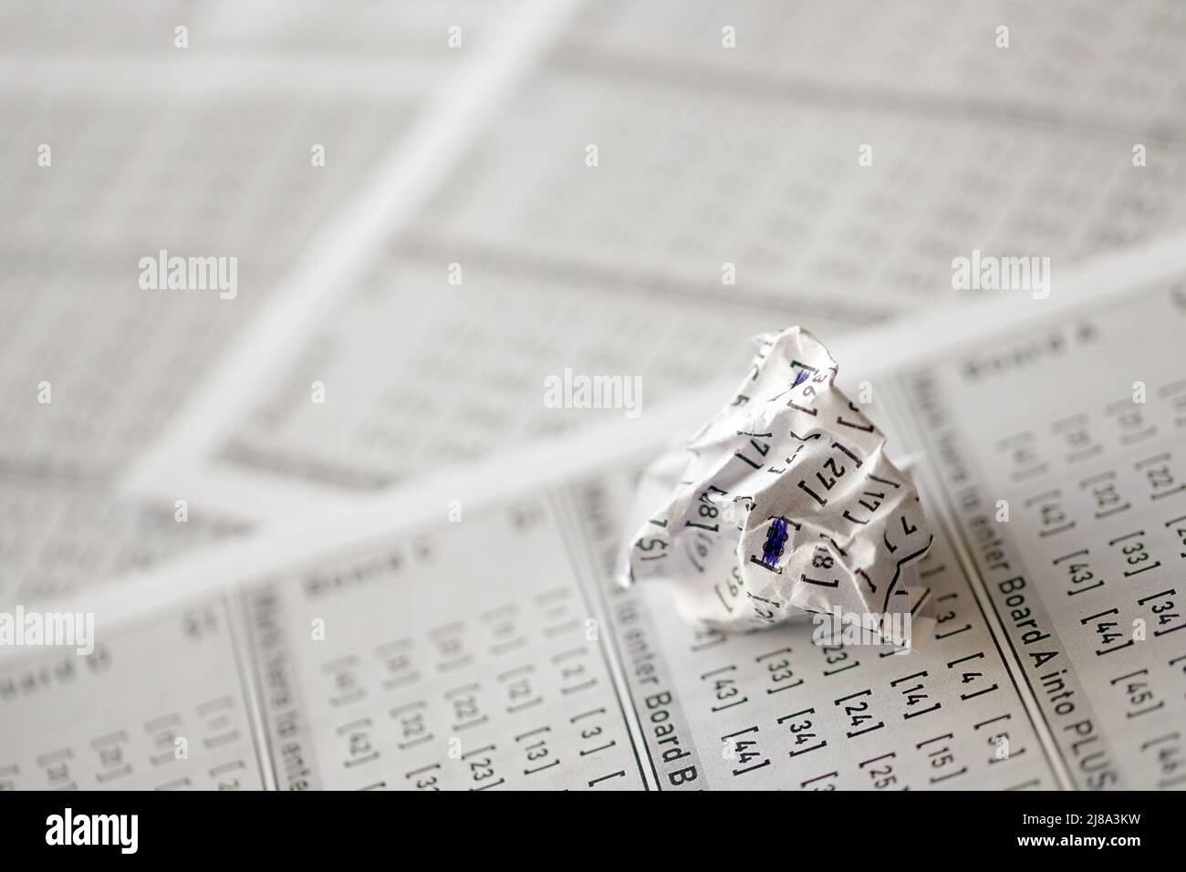 Lottery tickets crumpled hi-res stock photography and images - Alamy
