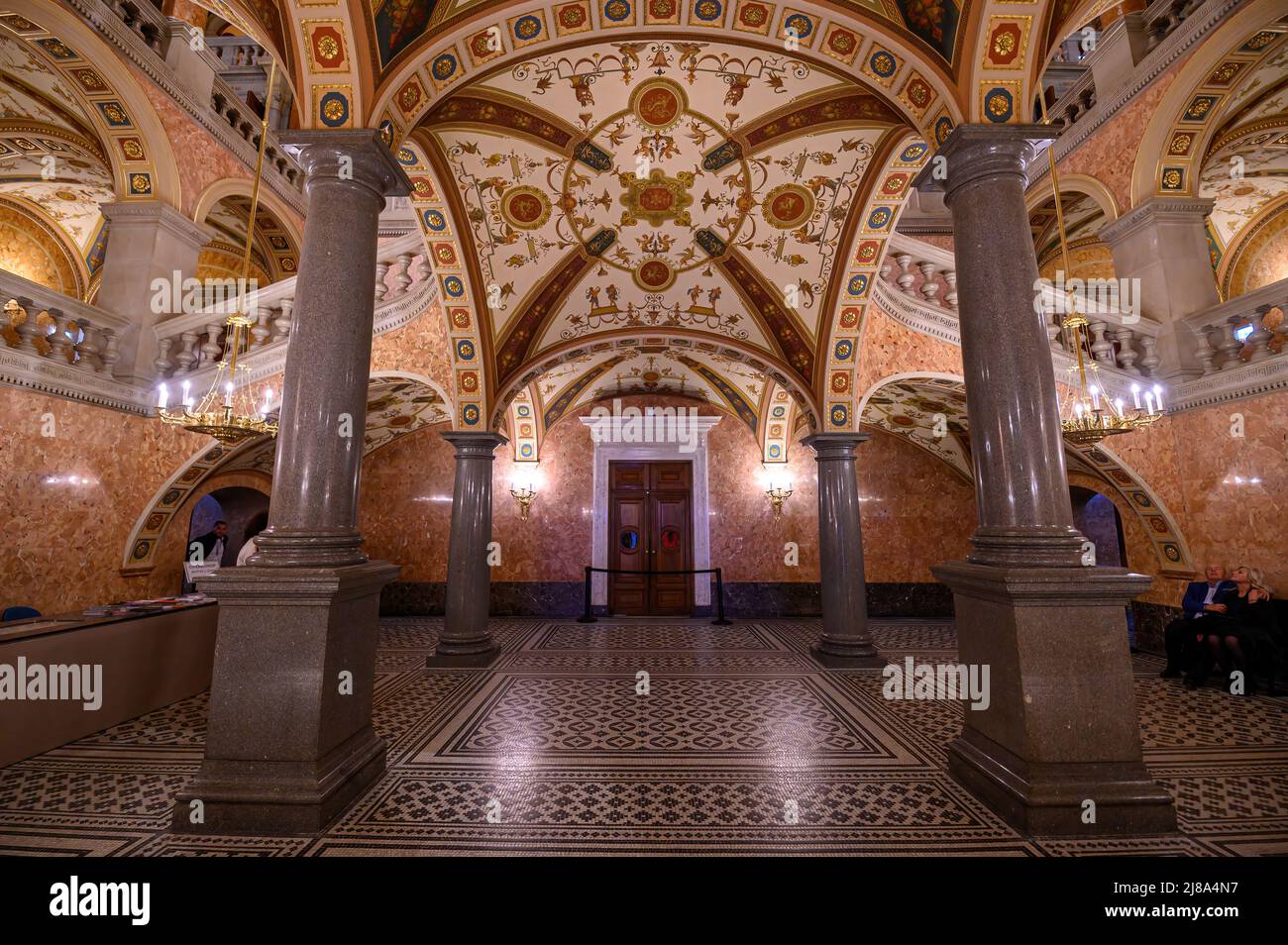 Budapest, Hungary. Interior of the Hungarian Royal State Opera House ...