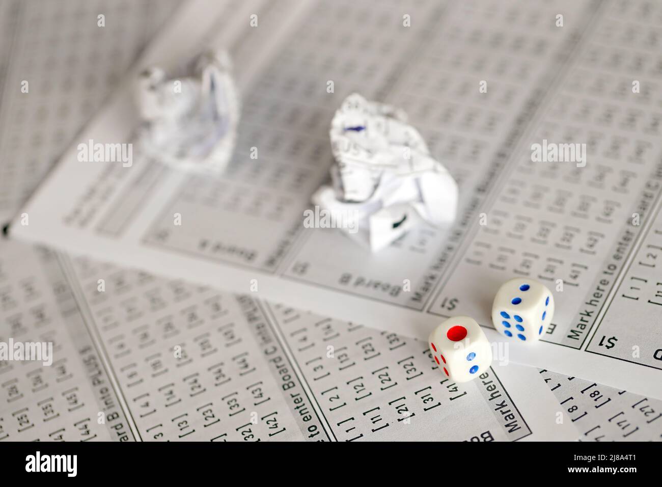 Lottery tickets crumpled hi-res stock photography and images - Alamy