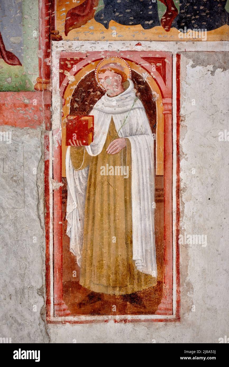 San Bernardino - affresco - pittore bergamasco dell’ ultimo quarto del ...