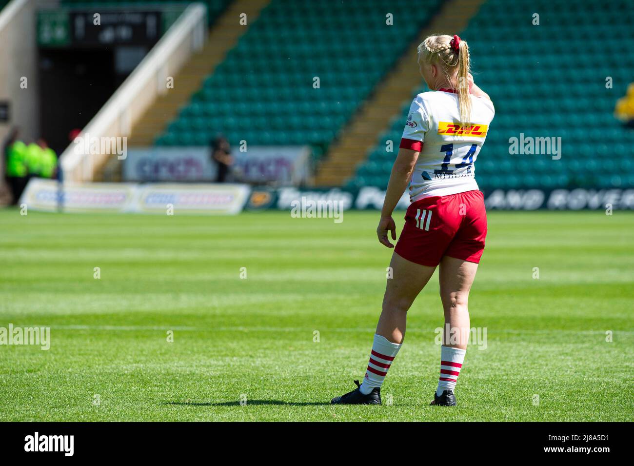 Northampton -14–May-2022. Heather Cowell of Harlequins is seen during ...