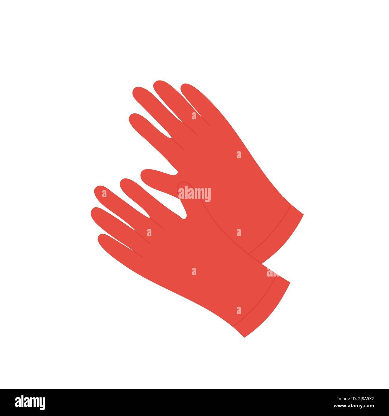 Cleaning hygiene protection gloves. Housework equipment and working ...