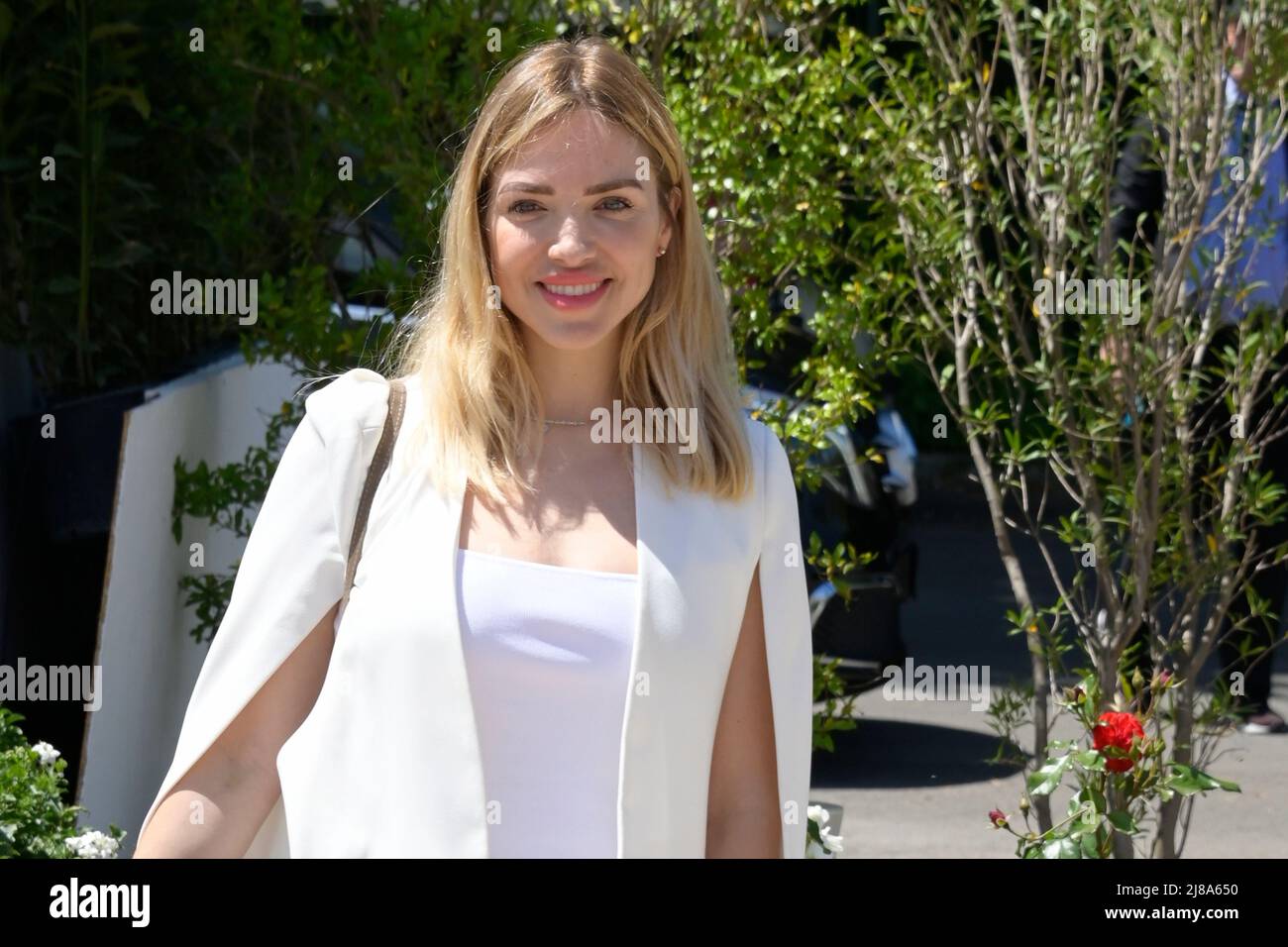Carolina Rey attends the may edition of Tennis &Friends event at Foro ...