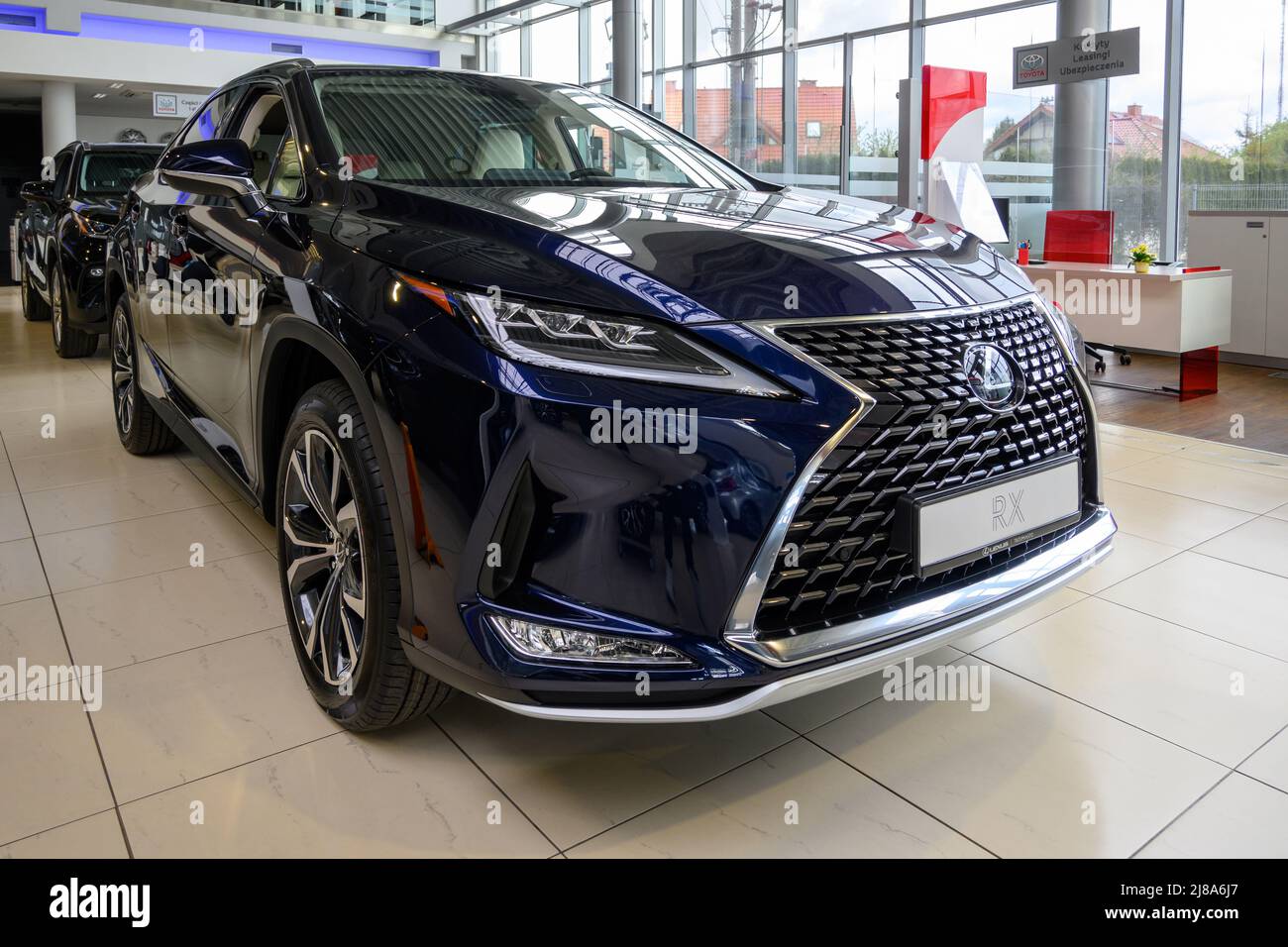 Chwaszczyno, Poland - May 14, 2022: New model of Toyota Lexus RX ...