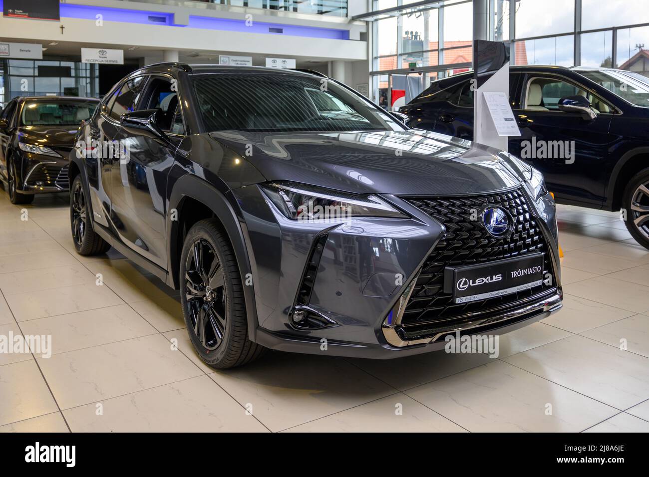 Chwaszczyno, Poland - May 14, 2022: New model of Toyota Lexus presented ...