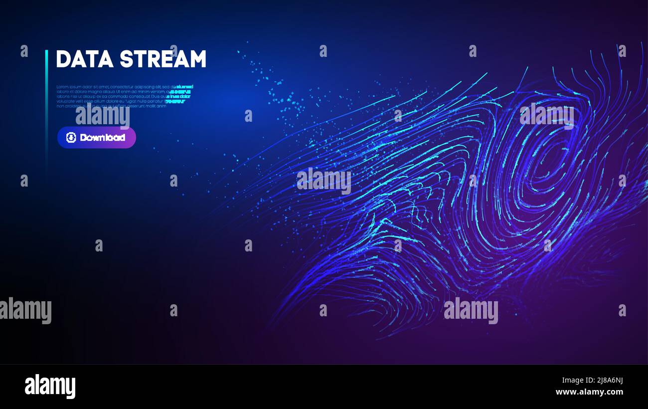 Abstract purple data stream. Abstract digital background cloud ... Abstract purple data stream. Abstract digital background cloud ...