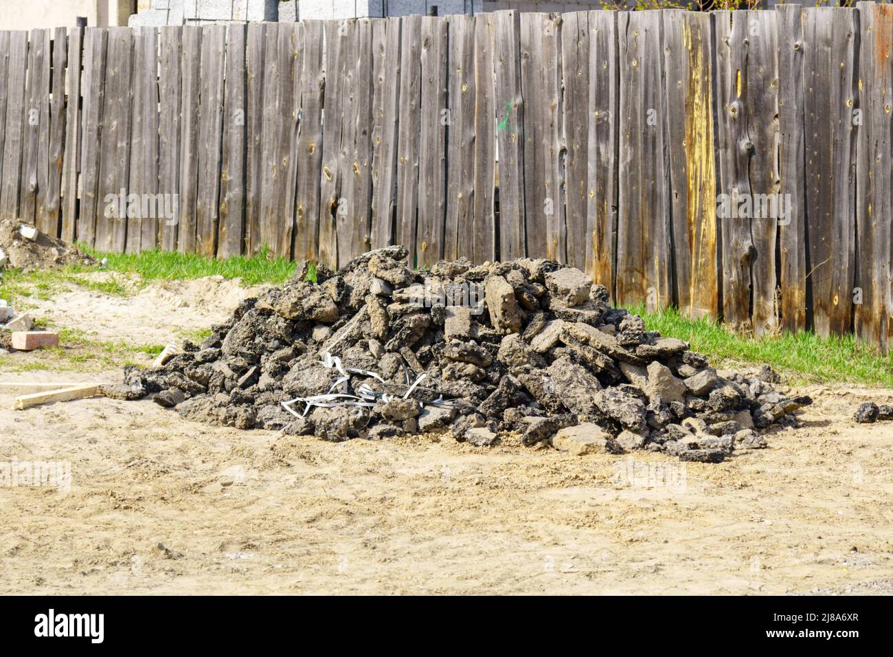 Construction concrete waste dumped hi-res stock photography and images ...