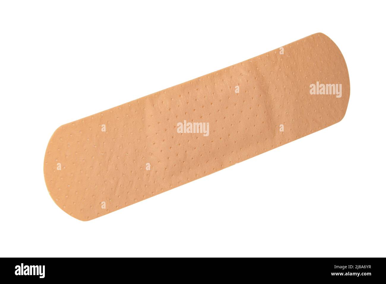 Brown elastic plaster sticky isolated on the white background Stock ...