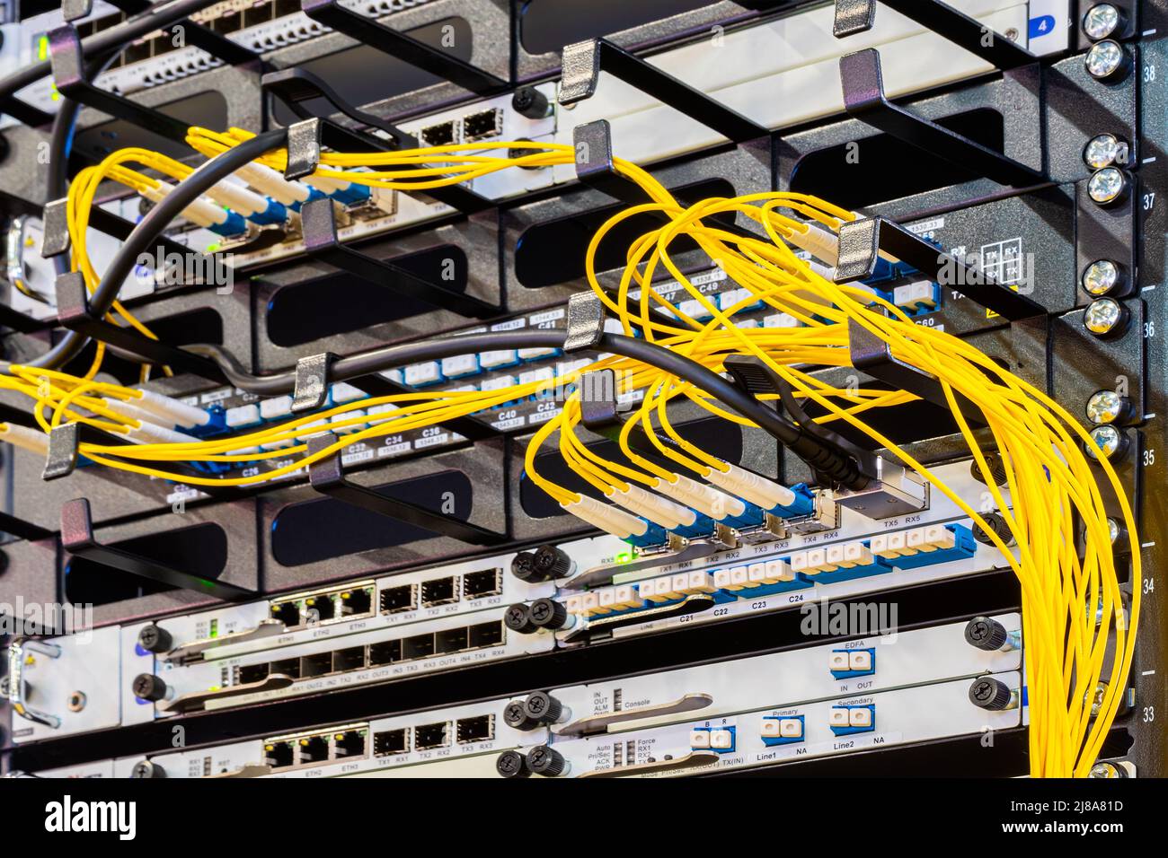 Internet communication equipment, internet communications concept ...