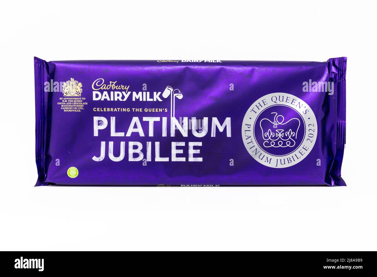 Cadbury Dairy Milk Platinum Jubilee Bar Stock Photo - Alamy