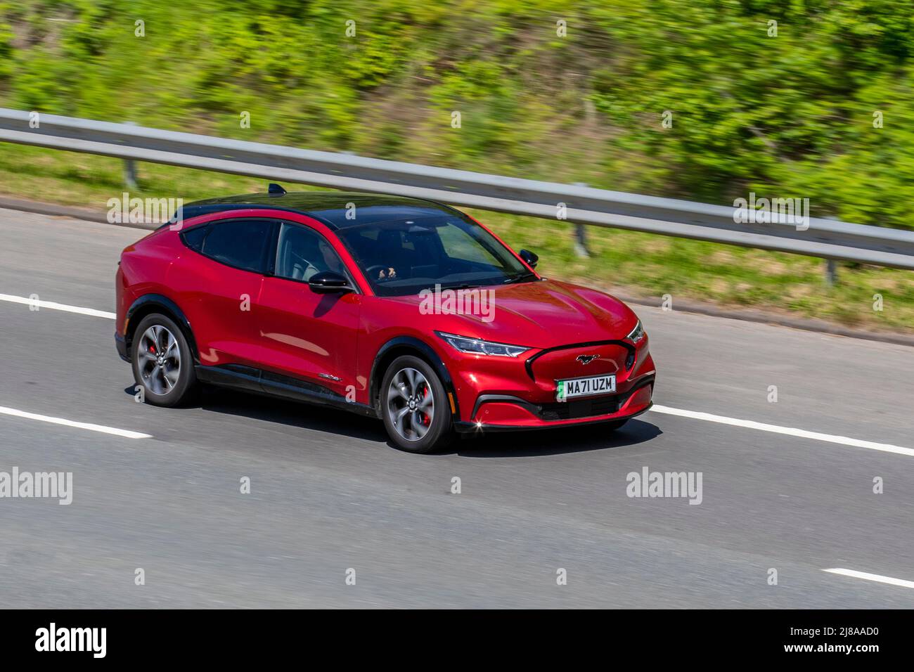 2021 red Ford Mustang Mach-E Ext Range 351 electric AWD Electricity SUV ...
