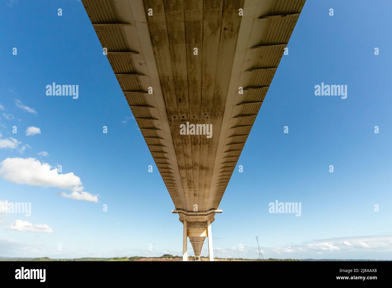 M48 River Severn Bridge linking England and Wales Stock Photo - Alamy