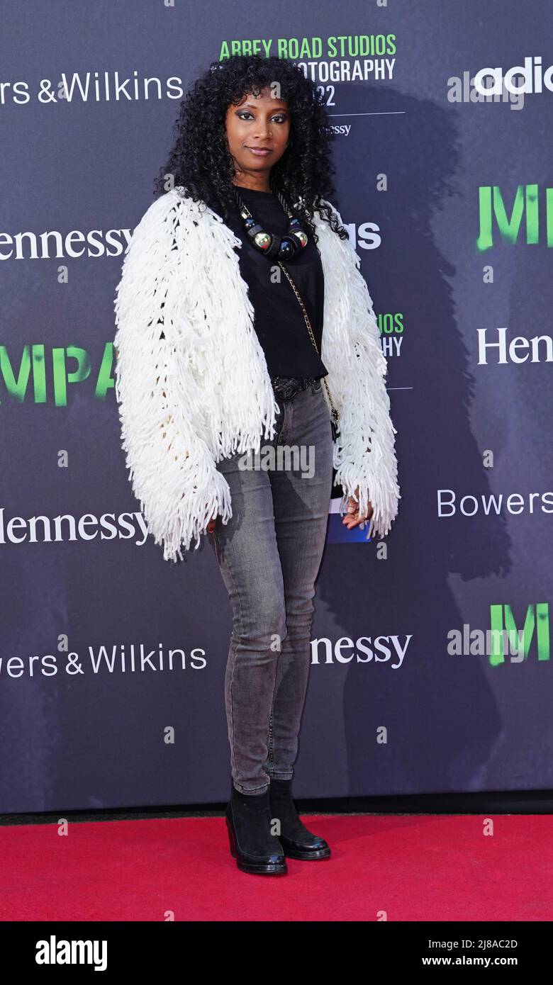 Hannah V arrives at the Music Photography Awards at Abbey Road Studios ...