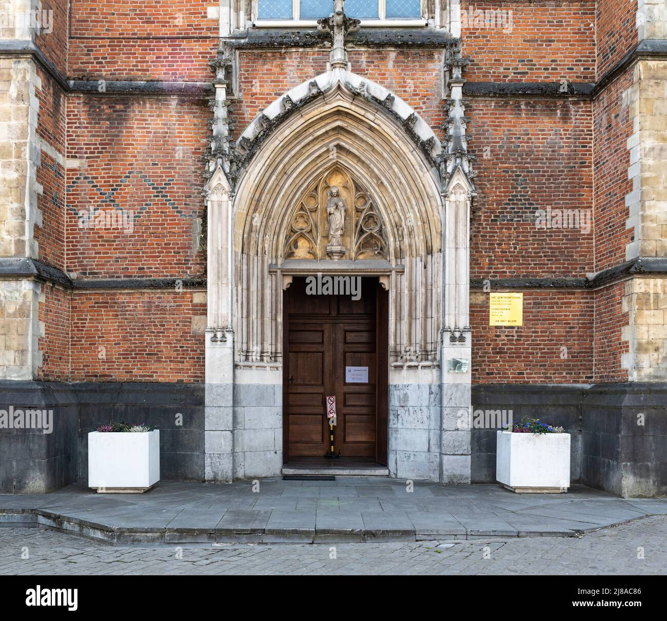 Hasselt, Limburg, Belgium - 04 12 2022 - Entrance and facade of the ...