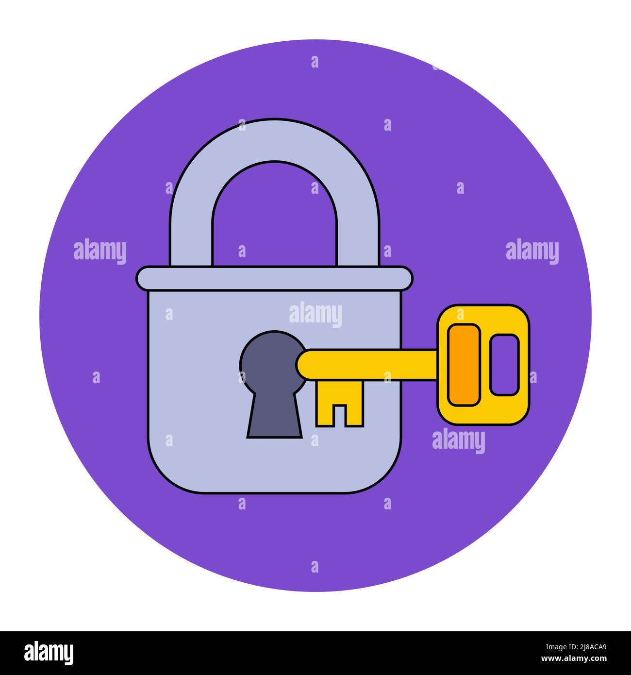 Gold metal gate Stock Vector Images - Alamy