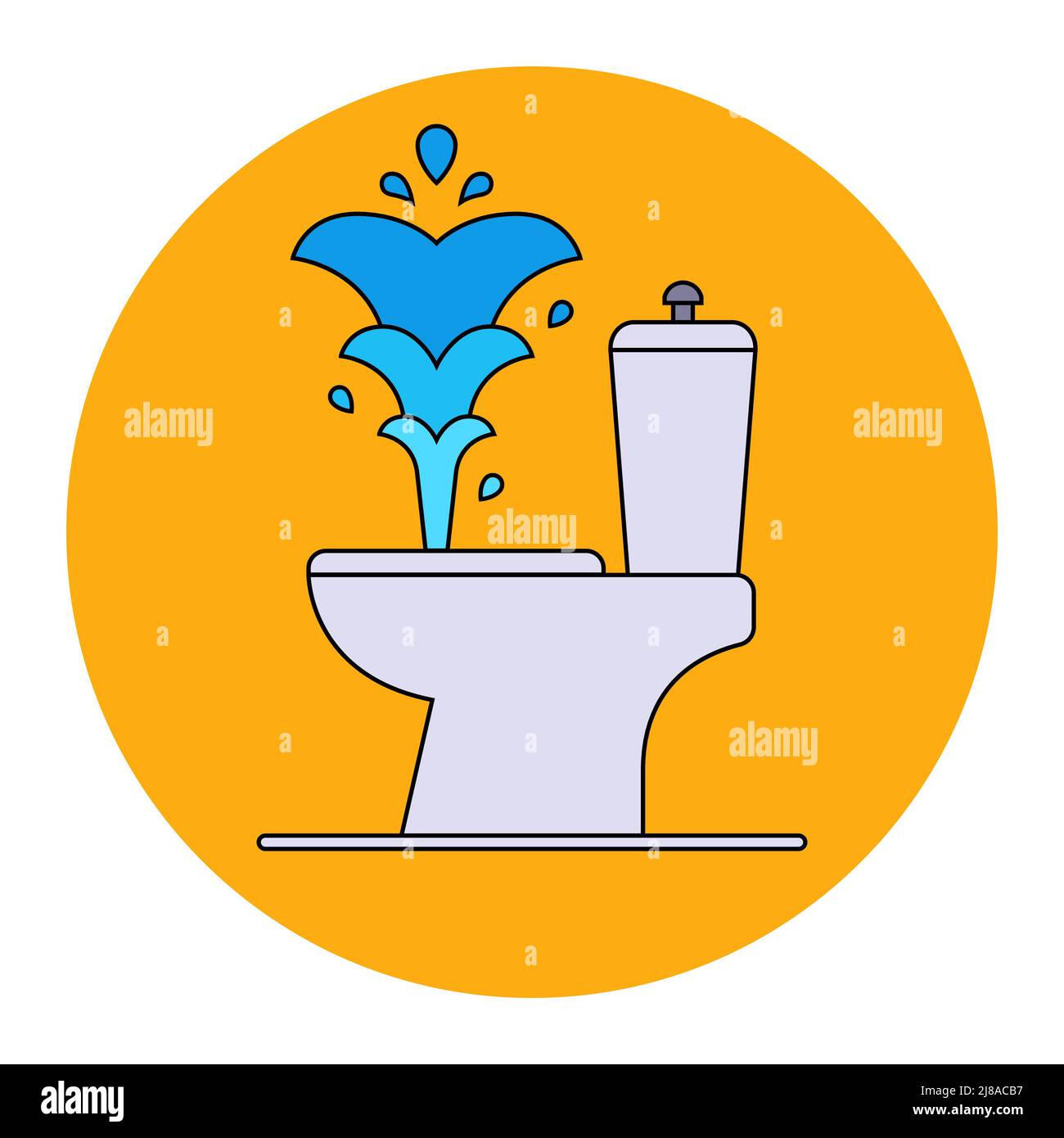 Overflowing Toilet Clipart