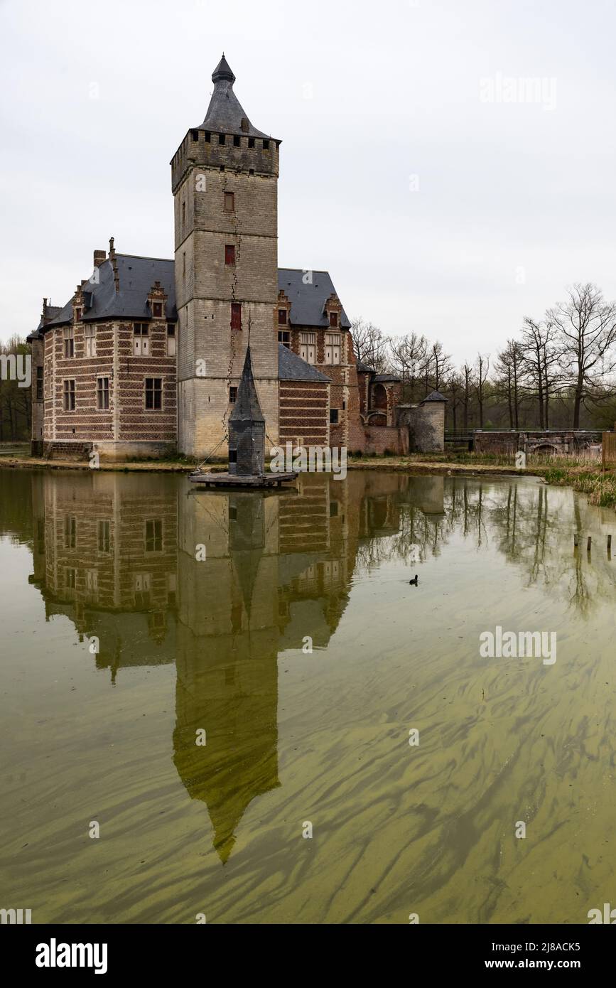 Holsbeek, Flemish Brabant Region, Belgium - 04 10 2022 - The medieval ...