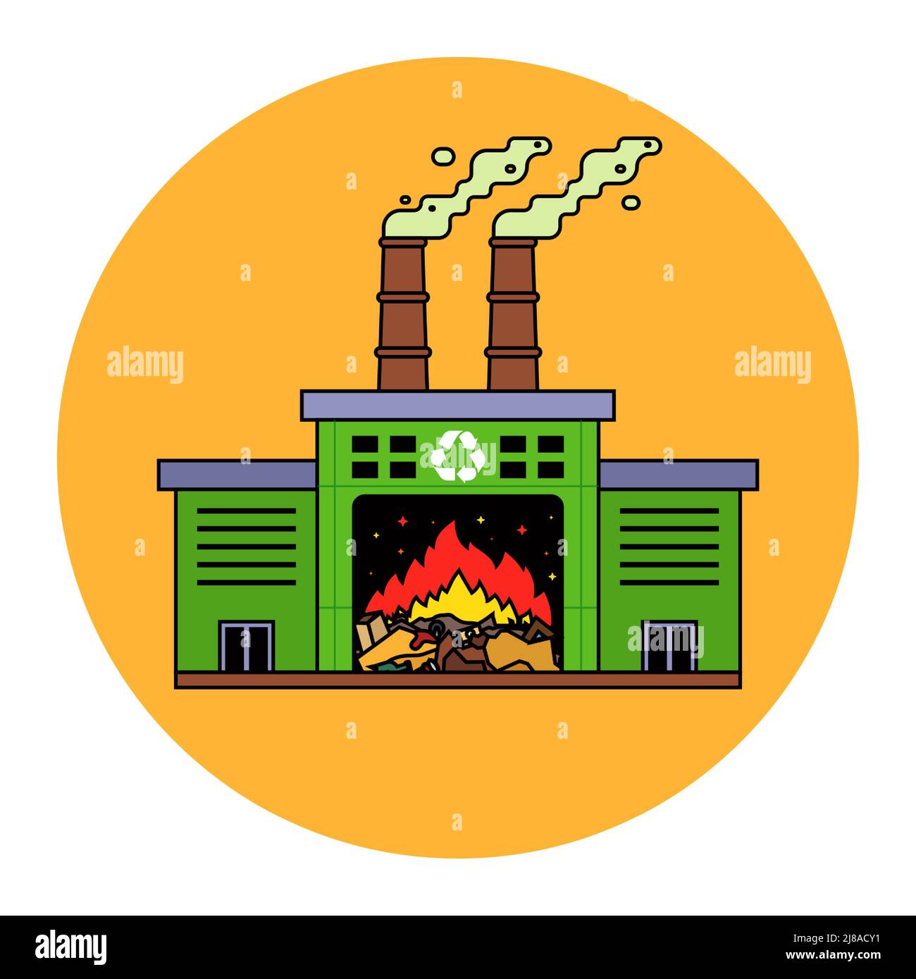 waste incineration plant and emission of harmful substances into the ...