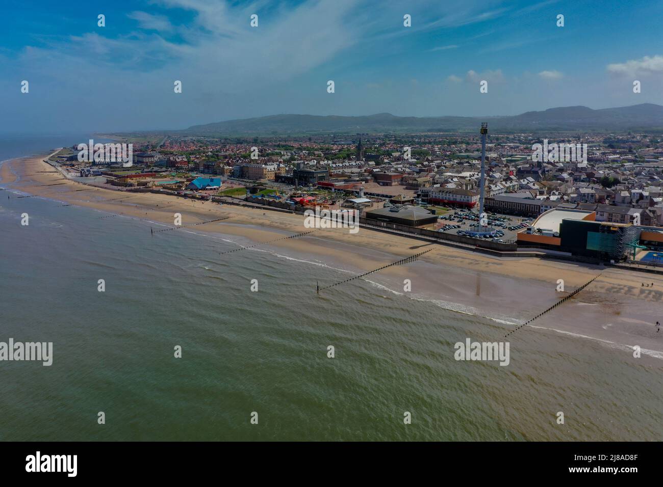 Rhyl North Wales Aerial 2022 Stock Photo - Alamy