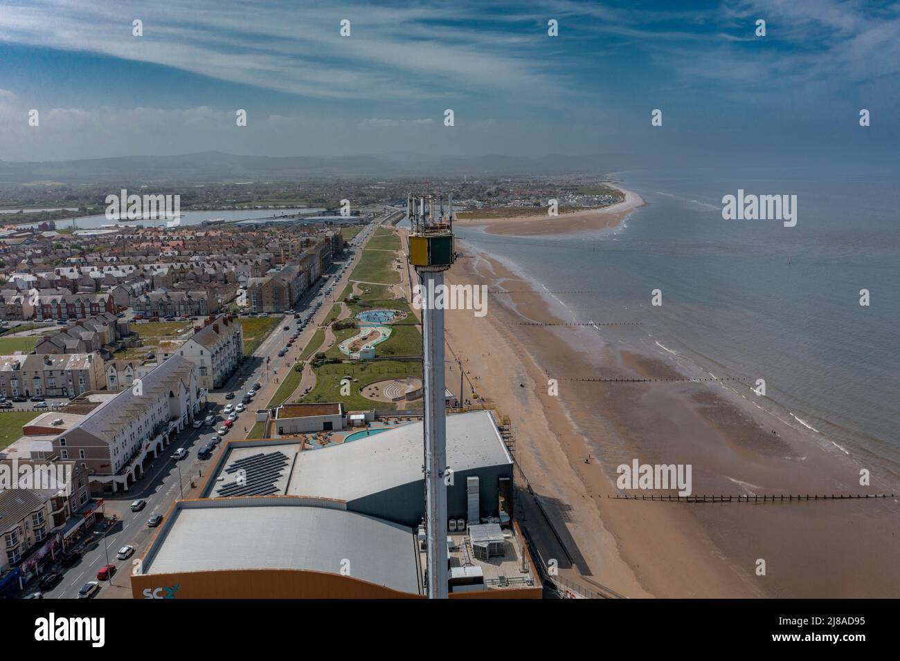 Rhyl North Wales Aerial 2022 Stock Photo - Alamy