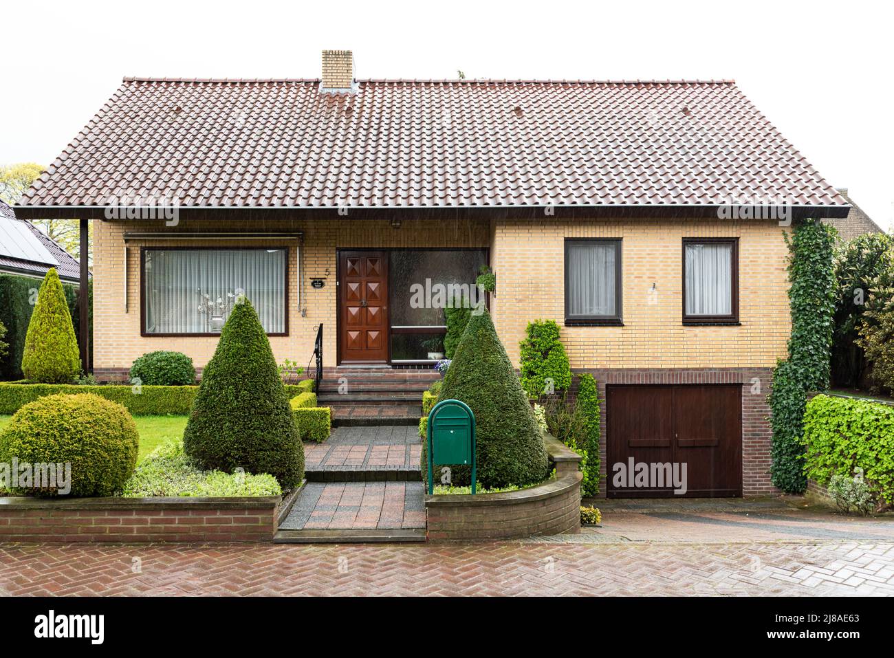Echt, Limburg, The Netherlands, 04 07 2022 - Villa with decorated front ...