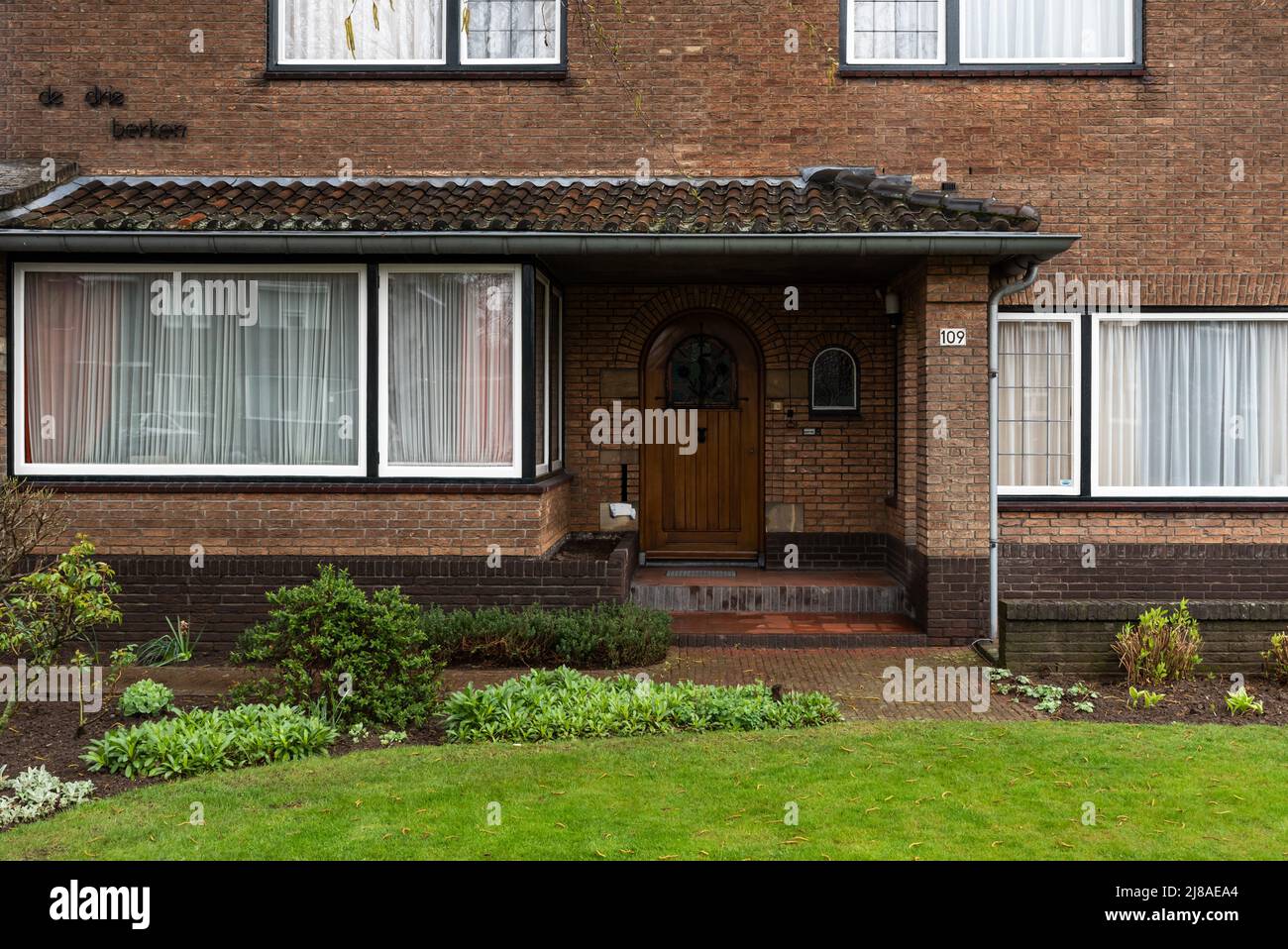 Echt, Limburg, The Netherlands, 04 07 2022 - Regular brick stone house ...