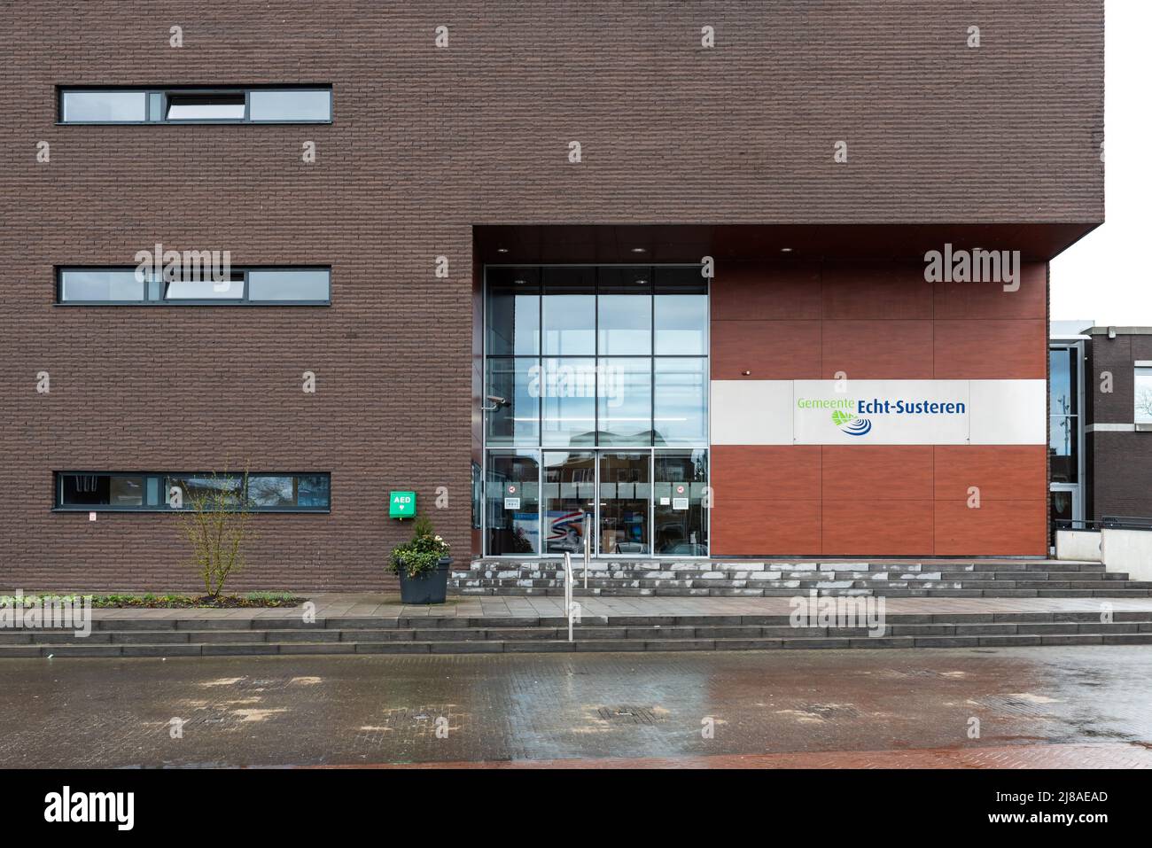 Echt, Limburg, The Netherlands, 04 07 2022 - Facade of the regional ...