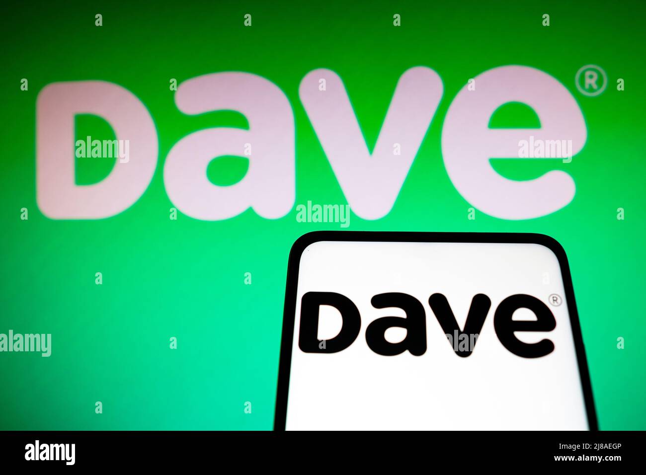 Brazil. 14th May, 2022. In this photo illustration the Dave Inc. logo ...