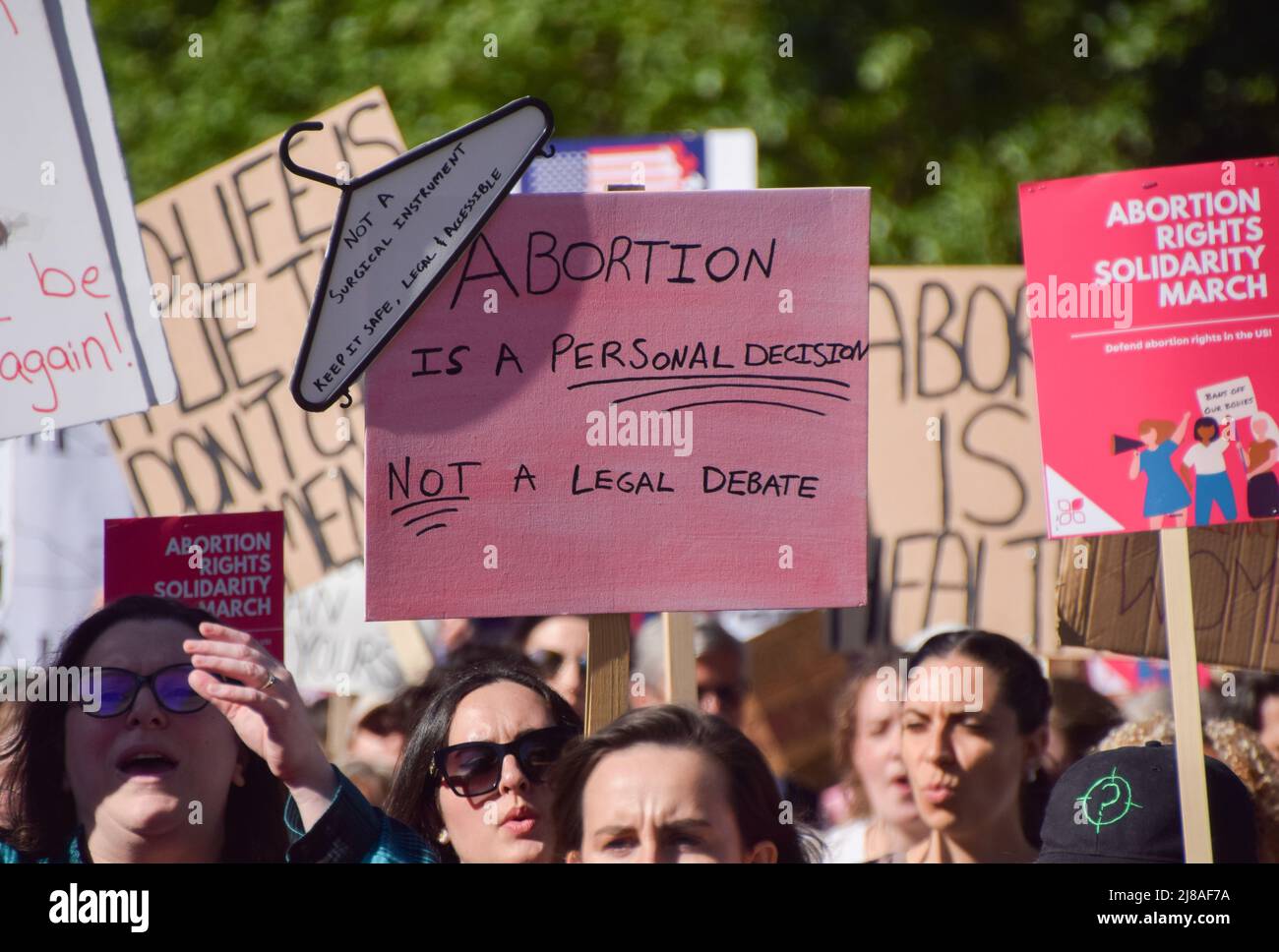 Pro choice protest london 14 may hi-res stock photography and images ...