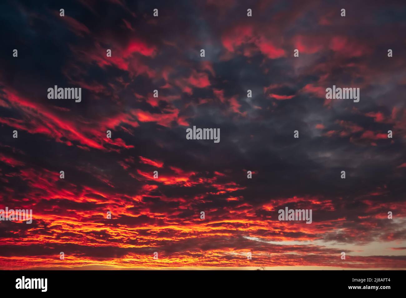 red fire blood sunset sky cloudscape beautiful phenomenon nature ...