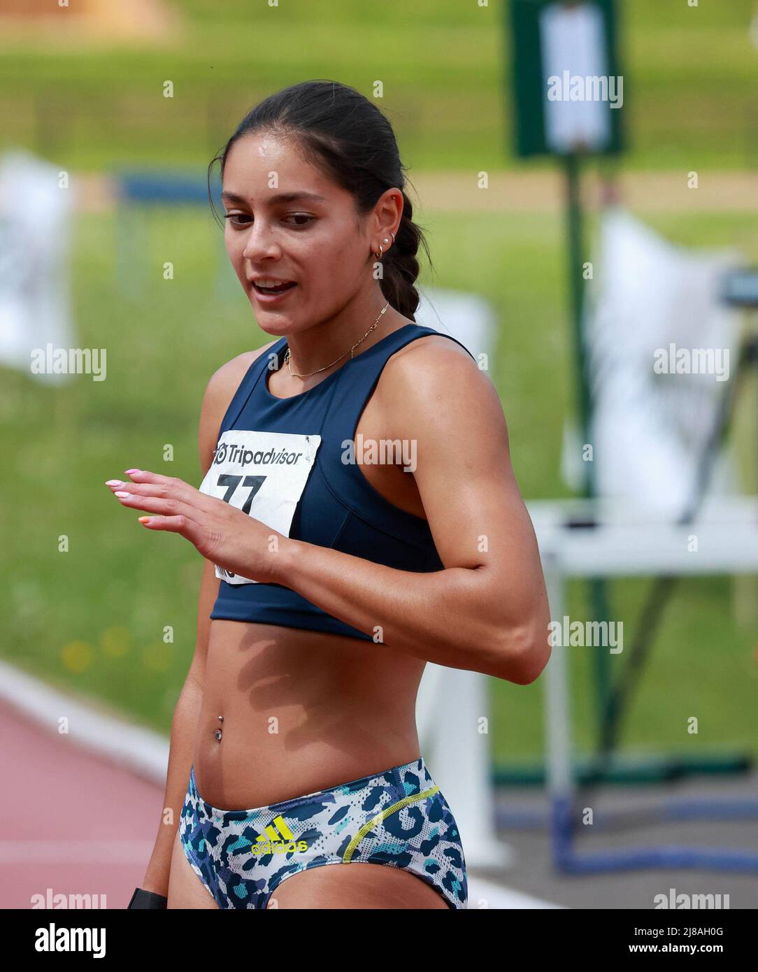Mary Peters Track, Belfast, Northern Ireland, UK. 14 May 2022. Belfast ...