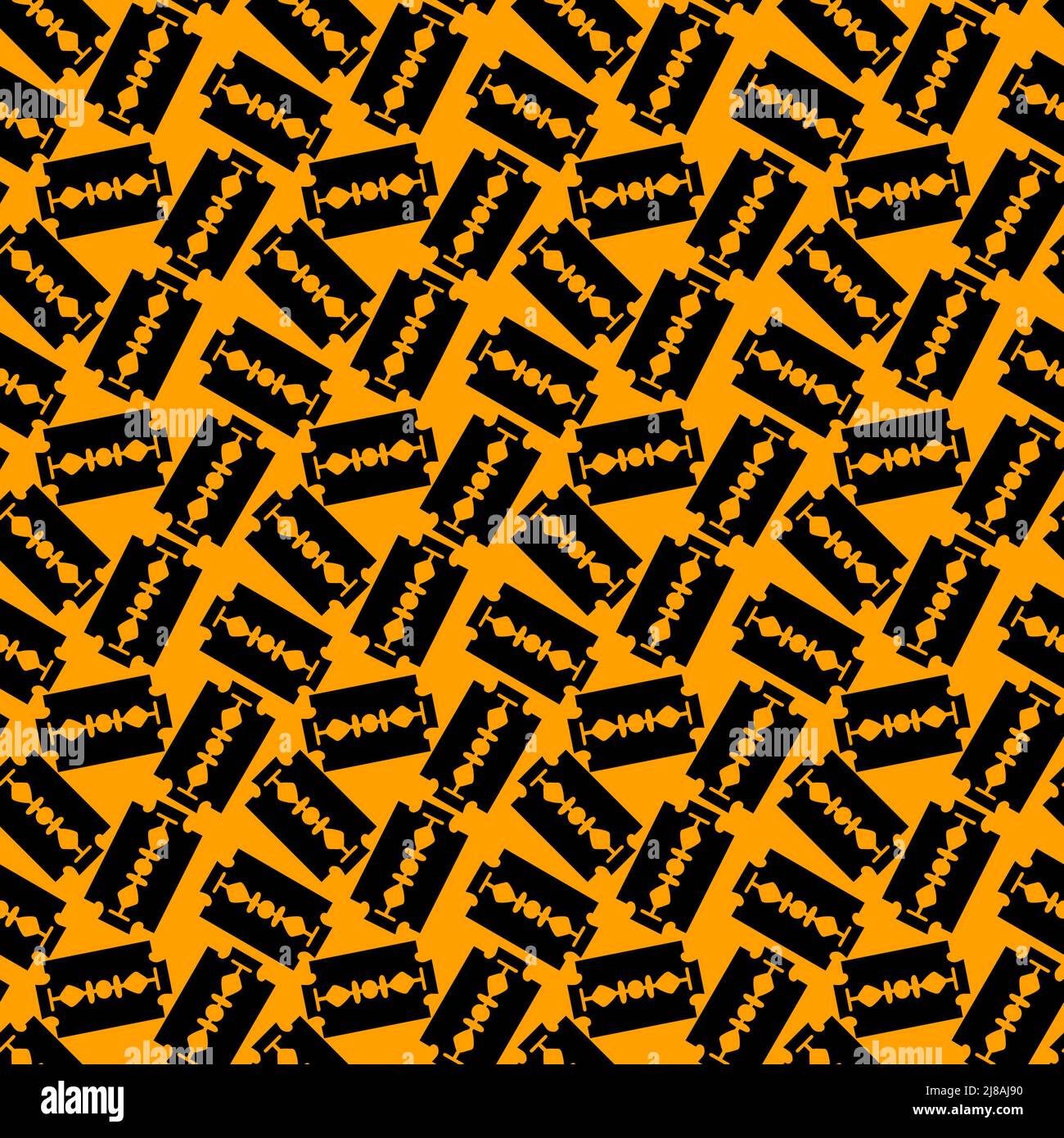 Halloween seamless razor pattern for wallpaper and packaging and gifts ...
