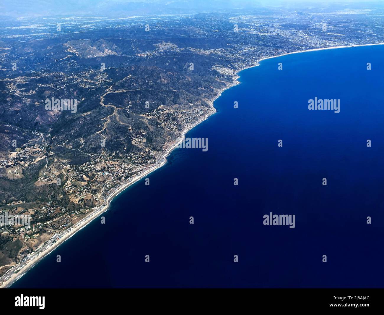 The coast of Los Angeles Stock Photo - Alamy
