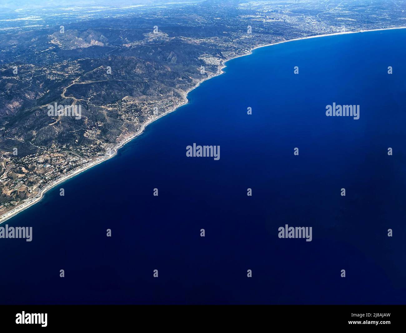 The coast of Los Angeles Stock Photo - Alamy