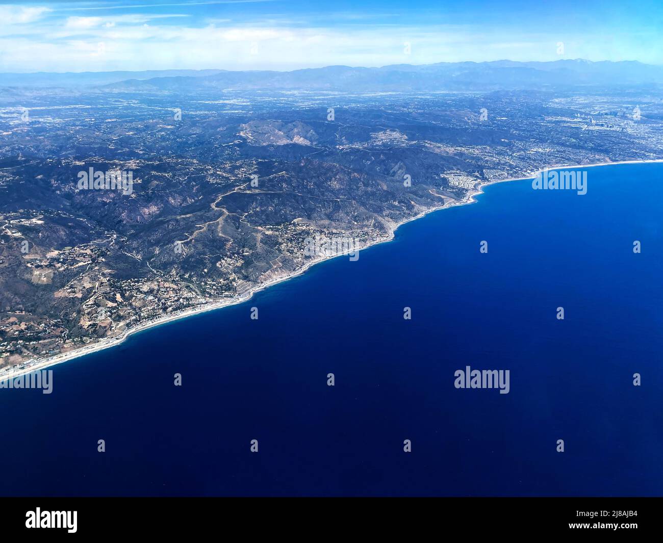 The coast of Los Angeles Stock Photo - Alamy