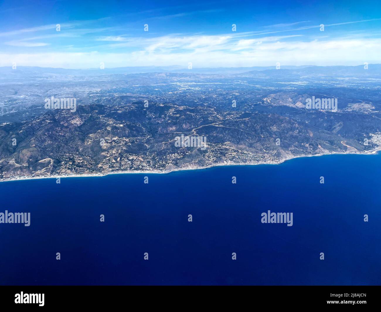 The coast of Los Angeles Stock Photo - Alamy