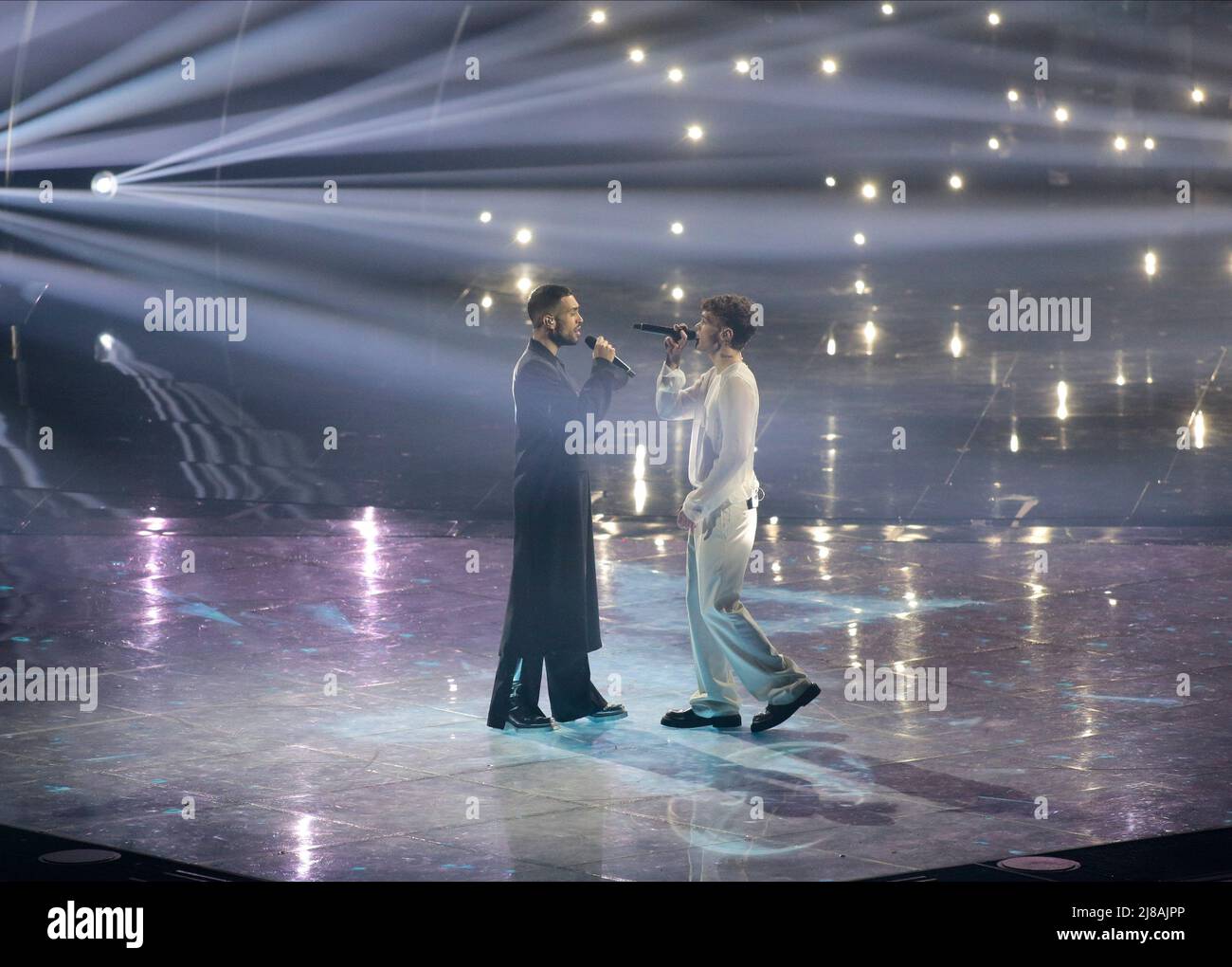 Mahmood & Blanco (Brividi) Italy during the Eurovision Song Contest ...
