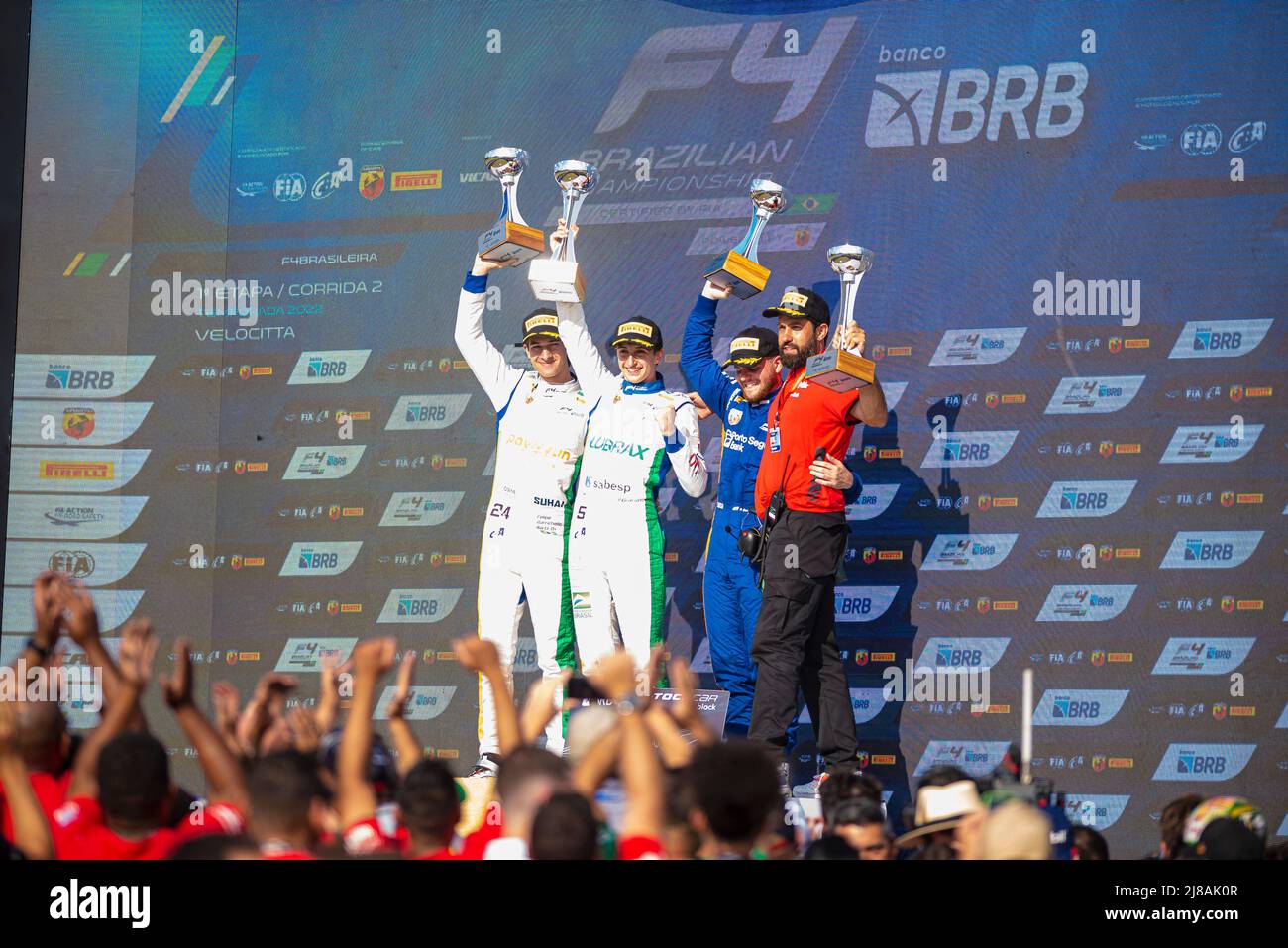 MOGI GUAÇU, SP - 14.05.2022: 4A ETAPA STOCK CAR PRO SERIES - Podium of ...