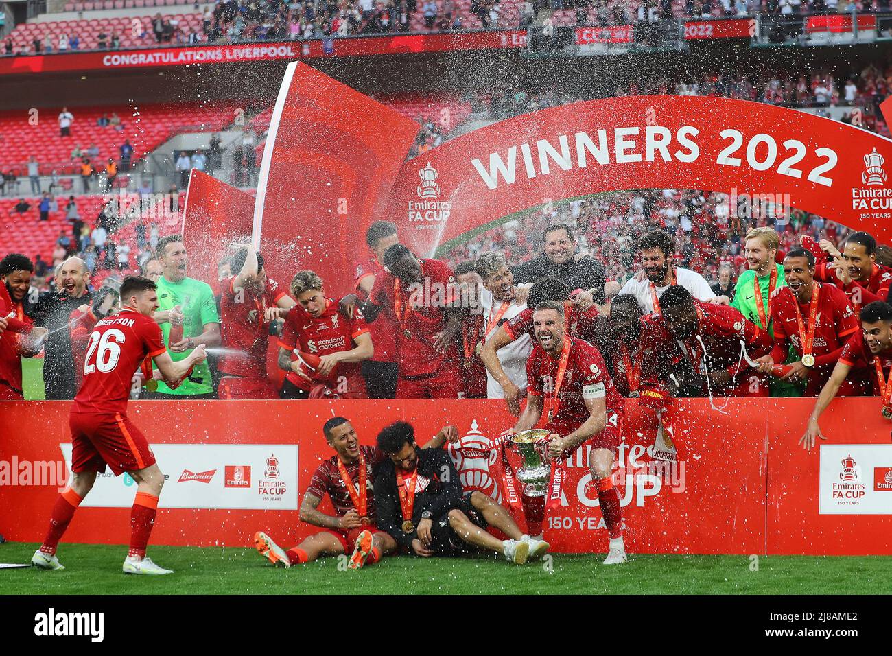 Wembley fa cup trophy 2022 hi-res stock photography and images - Alamy
