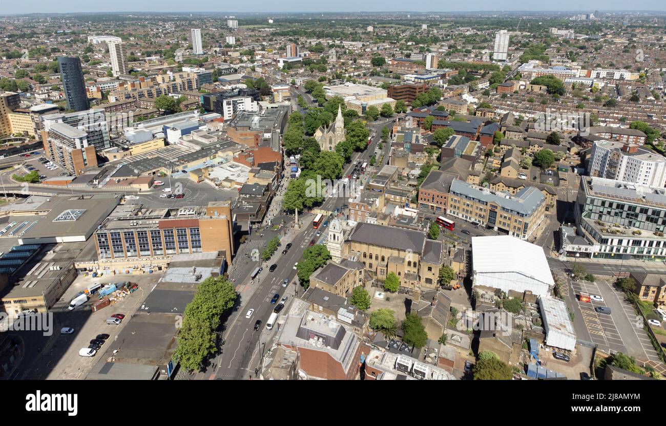 Stratford aerial hi-res stock photography and images - Alamy