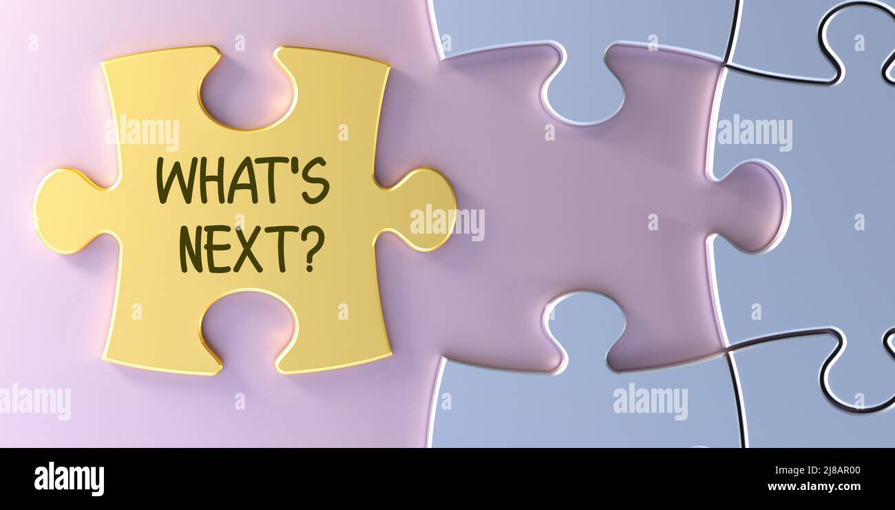 what is next Stock Photo - Alamy