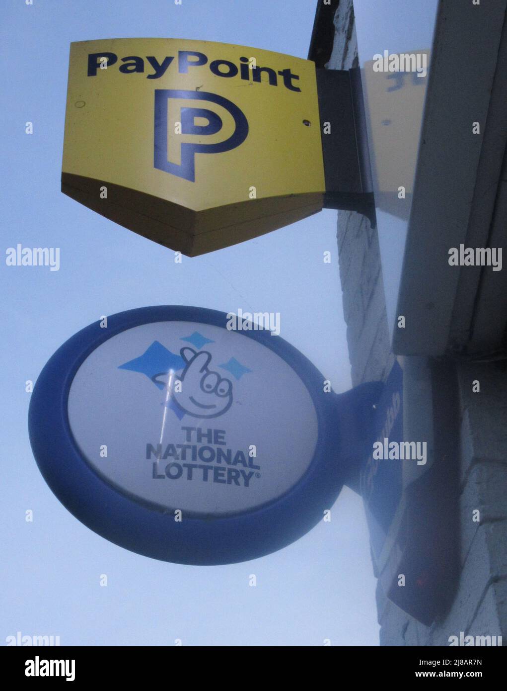 Local Convenience Store Shop Signs Stock Photo - Alamy