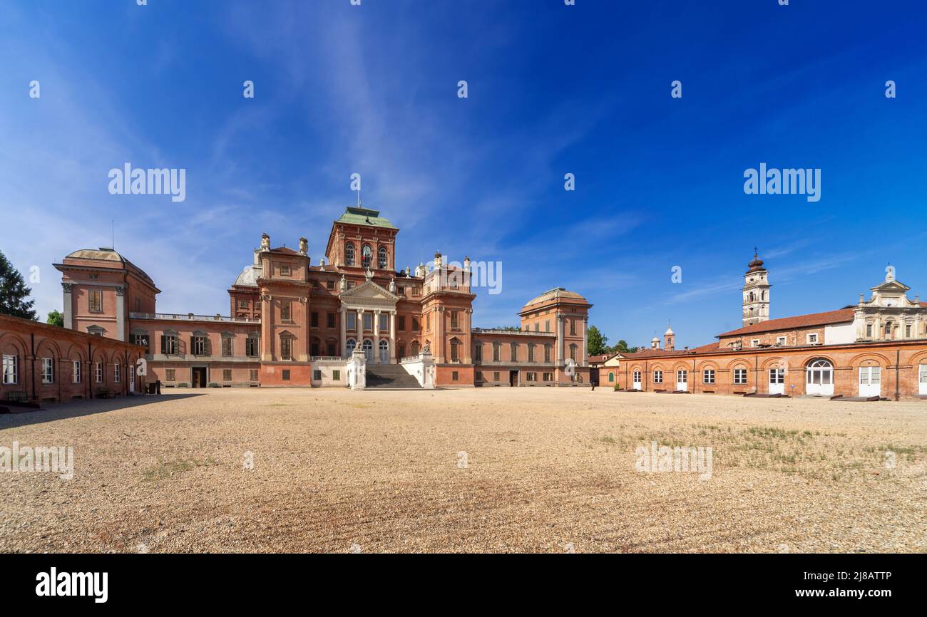 Racconigi, Cuneo, Piedmont, Italy - May 10, 2022: The Royal Castle of ...